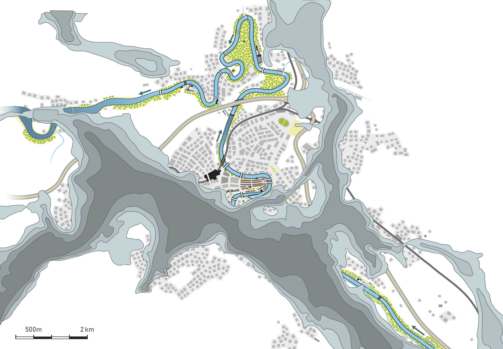 Flussgeschichte der Aare - Die Aare